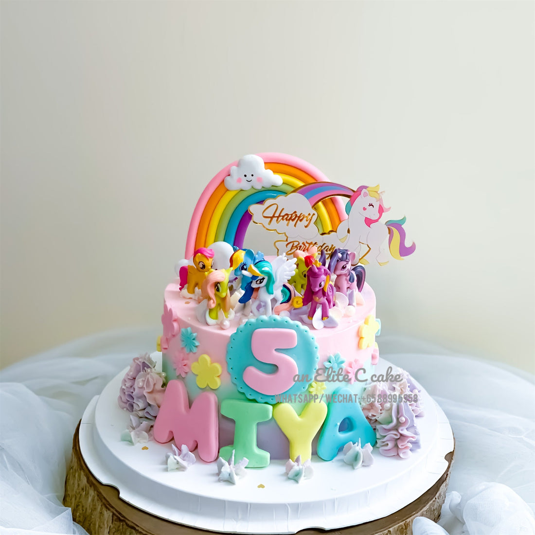 Pony Inspired Cake: Crazy Ponies – C Patisserie (SG)